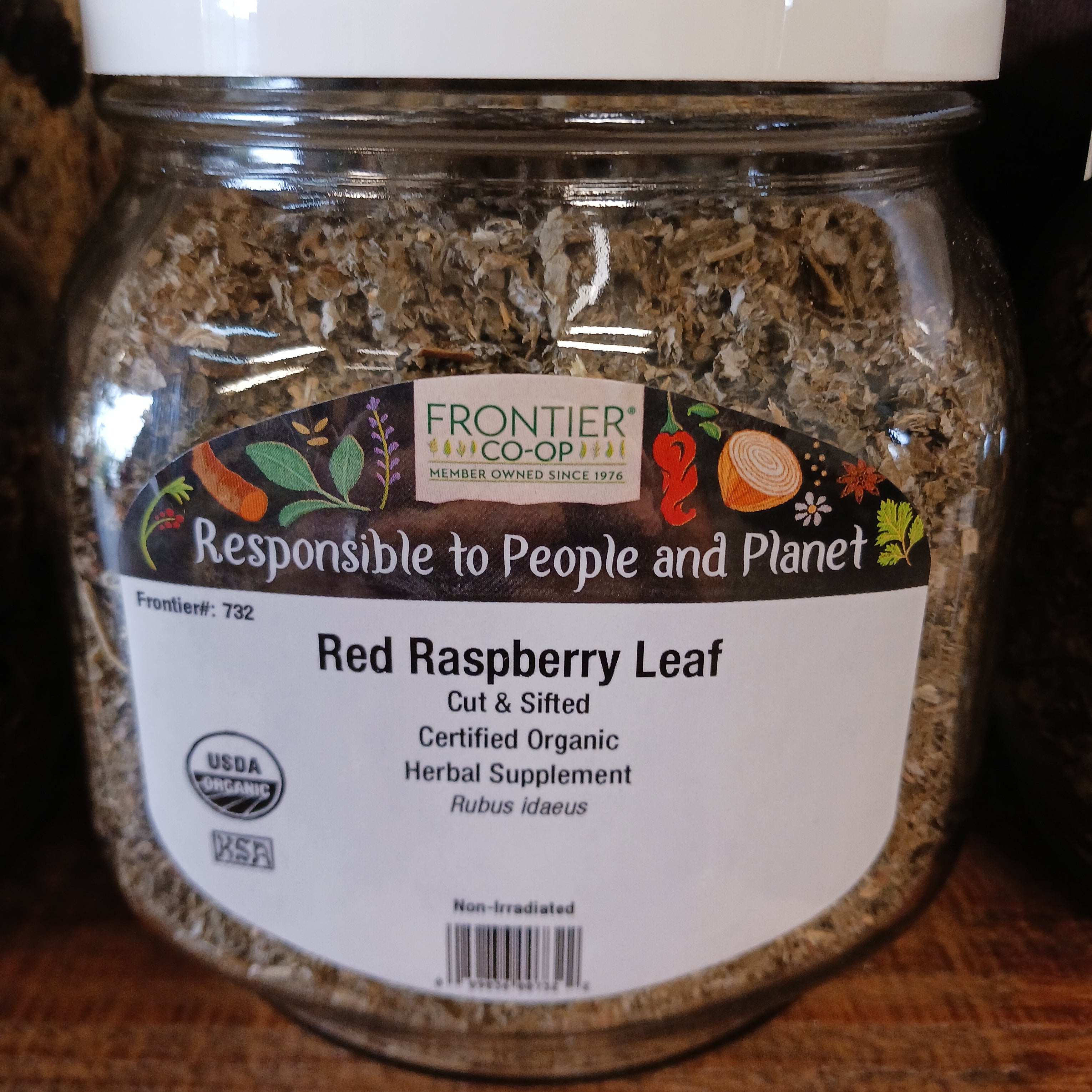 Red Raspberry Leaf, Organic, per OZ.