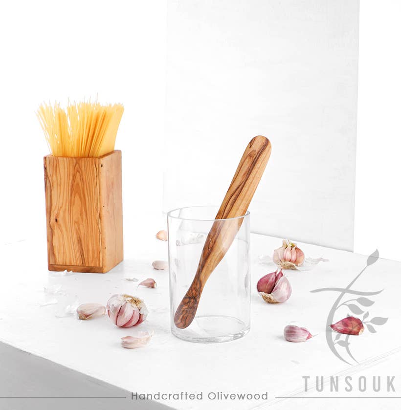 Olive Wood Spurtle, Handmade